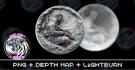 Digital Height Map Depth Map File For Lightburn 3d Laser Png Download