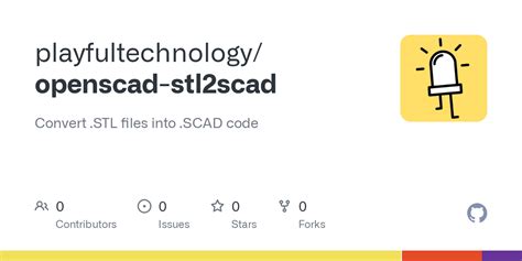 Github Playfultechnologyopenscad Stl2scad Convert Stl Files Into