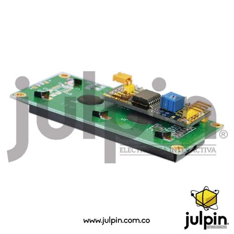 Pantalla LCD x con la interfaz de comunicación I C para ARDUINO Julpin Electrónica