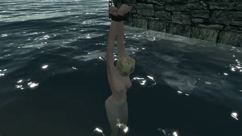 Rule 34 1girls 3d Arms Above Head Bondage Bound Wrists Dirkjag Mod