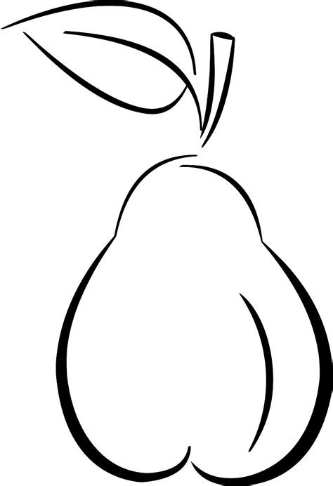 SVG 식품 배 과일 건강한 무료 SVG 이미지 및 아이콘 SVG Silh
