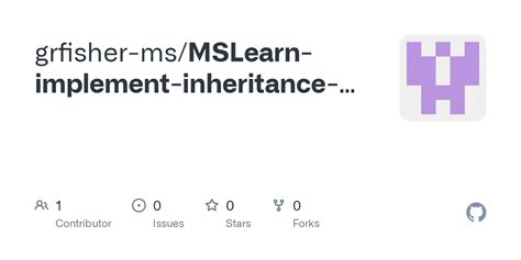 Github Grfisher Msmslearn Implement Inheritance Abstraction