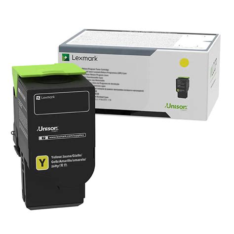 Lexmark 78c0x40 Original Yellow Toner Cartridge Extra High Yield