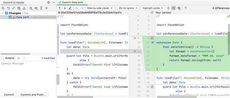 Review Changes AppCode