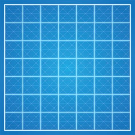 Blueprint Blank Drawing Template With Blue Vector Image