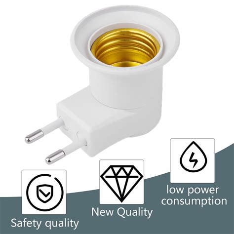 E27 Base Socket Night Light Lamp Socket Adapter Wi Grandado