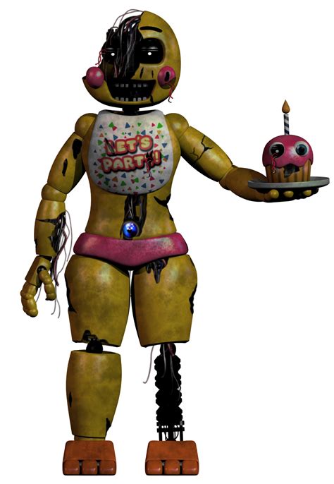 Withered Toy Chica Version 2 By Nightmarefred2058 On Deviantart