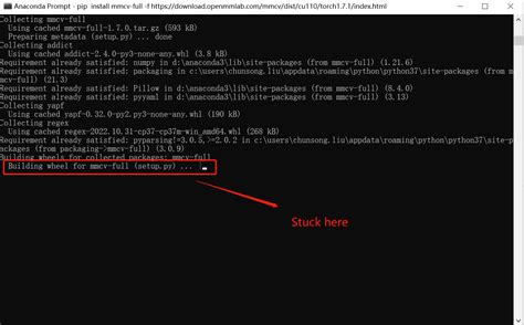 Install Mmcv Full Gets Stuck · Issue 9368 · Open Mmlabmmdetection · Github