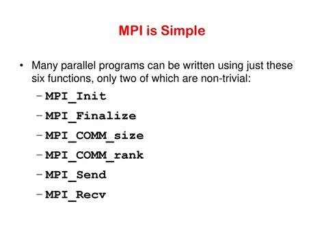 mpi basics ppt download