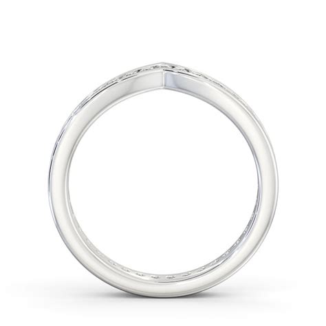 Full Eternity 060ct Round Diamond Ring 18k White Gold Brora