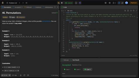 Leetcode Dsa Codingpractice Cplusplus Backtracking Problemsolving