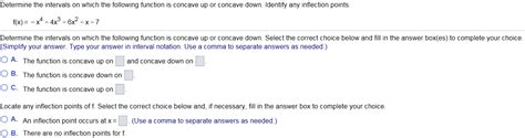 solved determine the intervals on which the following