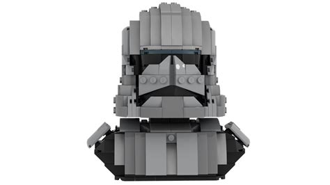 Lego Moc Captain Phasma Bust By Hrodas Rebrickable Build With Lego