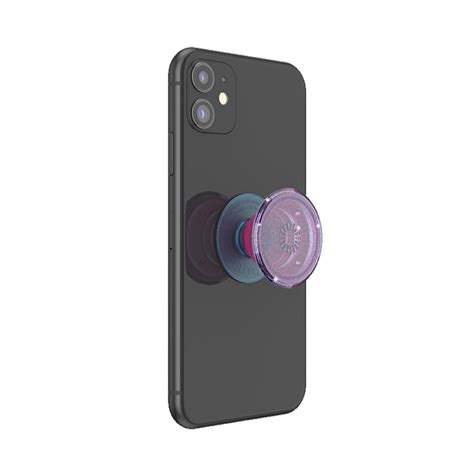 Popsockets Swappable Popgrip Premium Translucent Glitter Lavender