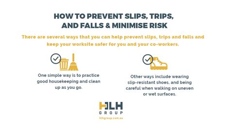 Slips Trips And Falls Toolbox Talk Hlh Group Safety