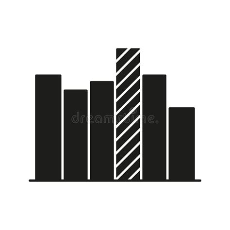 Bar Chart Solid Icon Data Analysis Statistics And Business