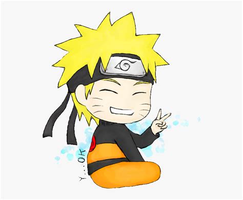 Naruto Uzumaki Chibi Head By The Mystifying M Babe Naruto Hd HD Png Download Transparent