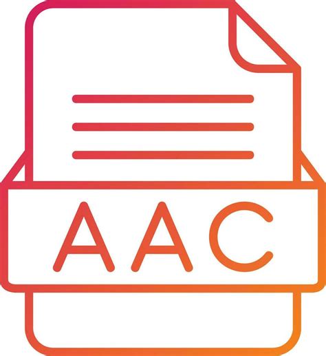 Aac File Format Icon 29148972 Vector Art At Vecteezy