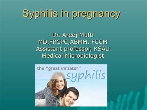 Syphilis In Pregnancy Finalversion Ppt