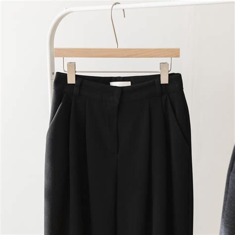 여자 캐주얼 투핀턱 와이드 세미정장 겨울 슬랙스