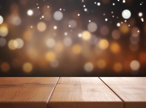 Fondo De Mesa Bokeh Foto Premium