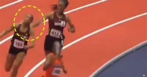 앞질러 간 경쟁자 머리 바통으로 ‘퍽…美 고교 육상 경기 논란