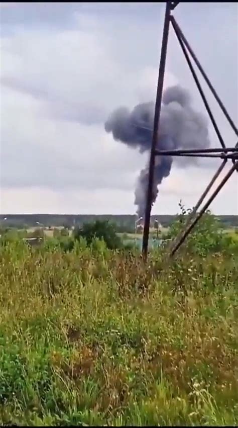 Moment Wagner Warlords Jet Plane Falls From The Sky And Explodes