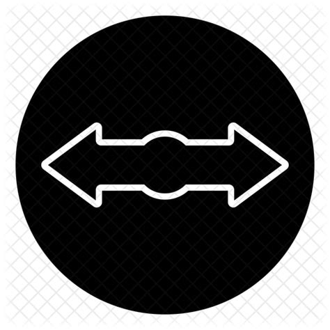 Double Head Arrow Icon Download In Glyph Style