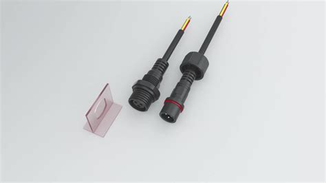 4 Pin Connector Electrical Connector Waterproof Connector 2 Pin 22awg