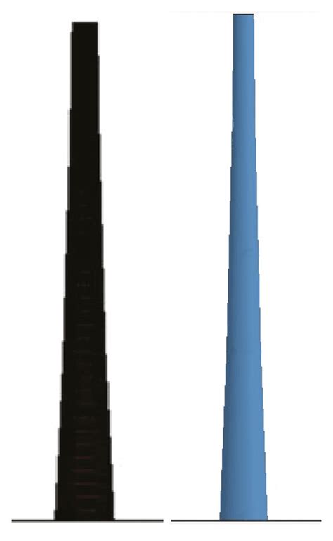 Finite Element Model Of Reinforced Concrete Chimney Download Scientific Diagram