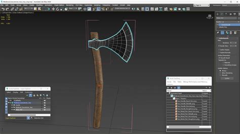 3d Medieval Executioner Axe Model Turbosquid 2435190