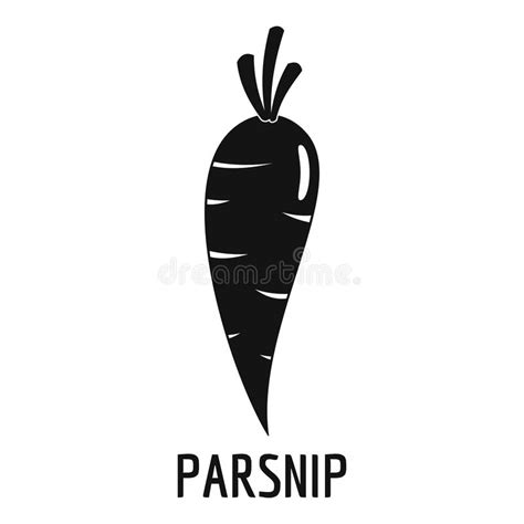 Parsnip Icon Simple Style Stock Illustration Illustration Of