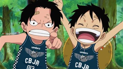 Metadinhas Luffy E Ace Santista Ace And Luffy One Piece Funny One