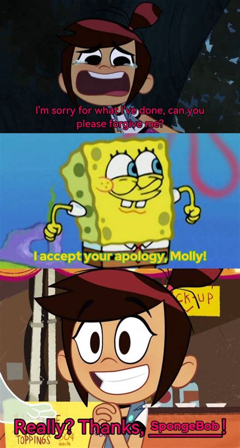 Spongebob Accepts Molly Mcgees Apology By Bsbmdcf2006 On Deviantart