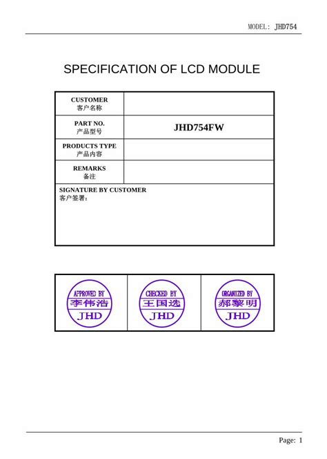 Pdf Specification Of Lcd Moduletiming Diagram System Bus Read