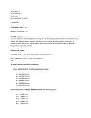 HLSC P Lab Docx Kinley Wilson HLSC P Lab TA Crystal Due September