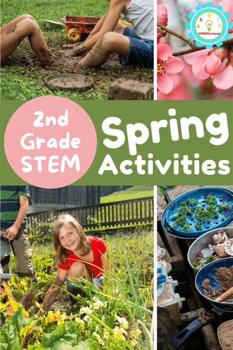 Low Prep Spring Stem Activities For 2nd Grade With Worksheets