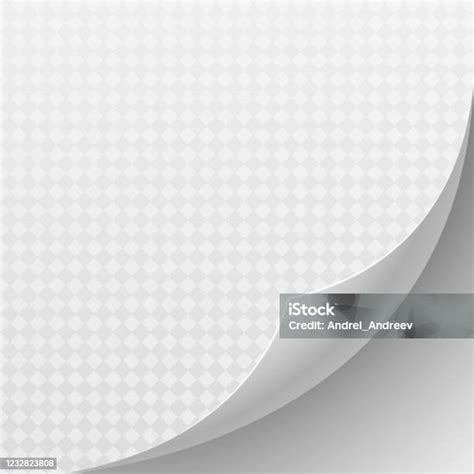 빈 용지에 그림자가 있는 페이지 컬 백서 스티커 투명 한 배경에 격리 된 광고 및 홍보 메시지에 대 한 요소입니다 0명에 대한 스톡 벡터 아트 및 기타 이미지 Istock