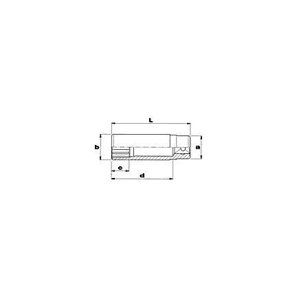 Usag 235 38 Eln 38 Fullcontact Long Hexagonal Sockets Mister Worker®