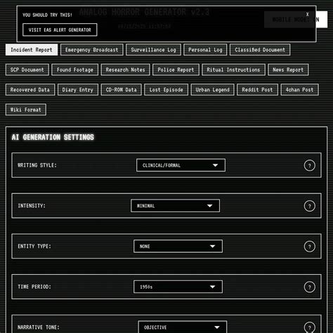 Analog Horror Generator