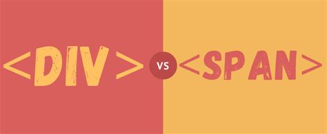 html div tag vs span tag key differences use cases and examples