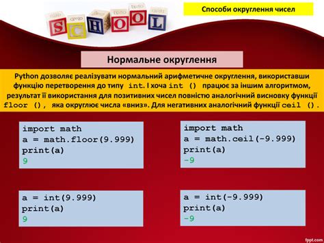 Презентація Округлення чисел в Python