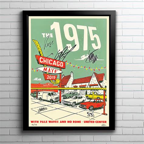 The 1975 Band Poster 1975 Concert 2019 Tour Poster