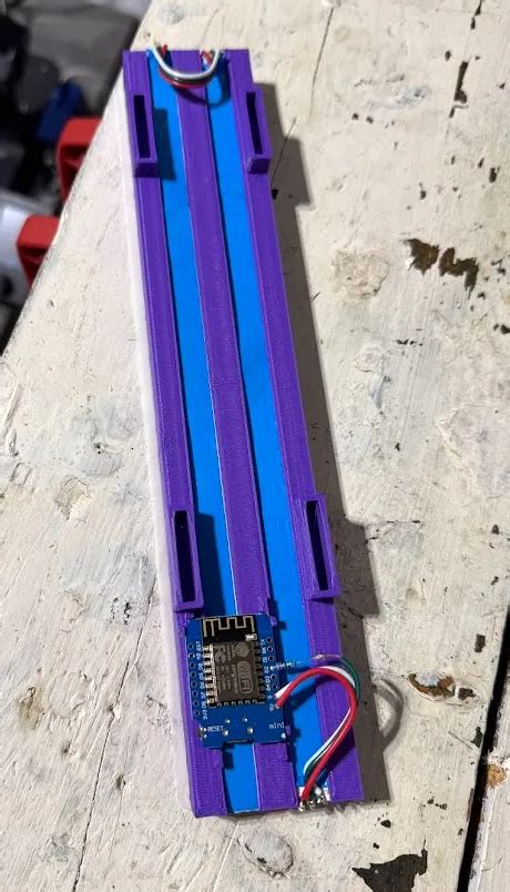 Esp32 Seven Segment Single Print Digital Clock Ws2818b Esp32 By Ky