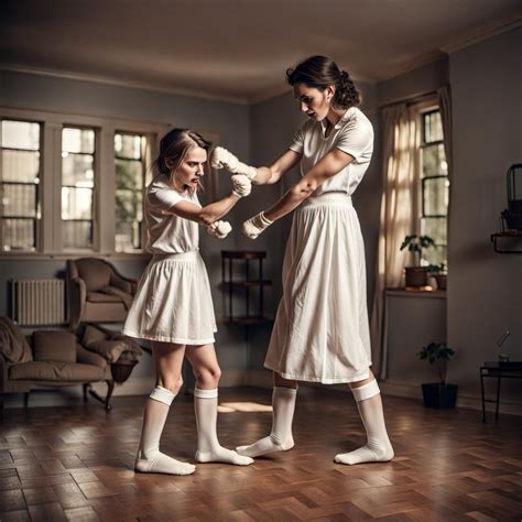 Vintage Mother And Daughter Wearing Underwear And By Rainman9902 On Deviantart