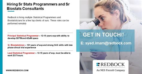 Syed Imam Mba On Linkedin Hiring Statisticalprogrammer Biostatistician