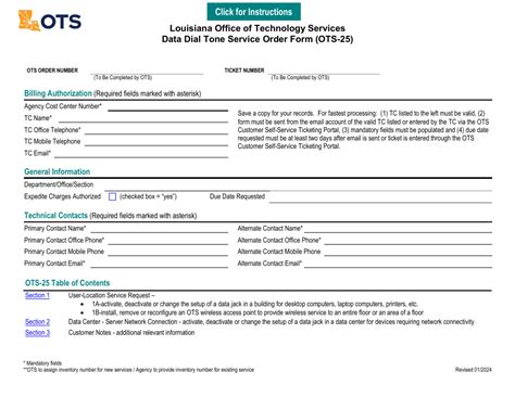 Form Ots 25 Fill Out Sign Online And Download Fillable Pdf