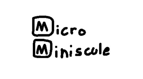 Micro Miniscule By Primedcake