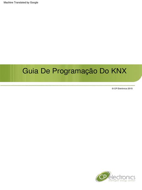 Knx Programming Guide Traduzido Pdf