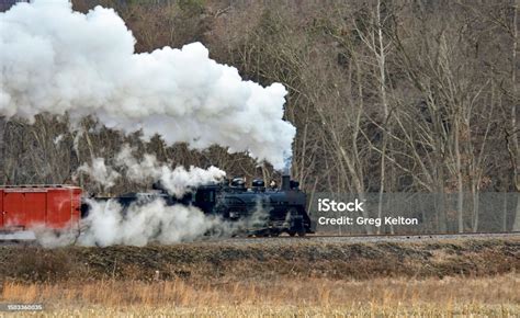 단일 선로를 주행하는 협궤 복원 증기화물 열차의 측면도 강철에 대한 스톡 사진 및 기타 이미지 강철 고풍스런 골동품 Istock